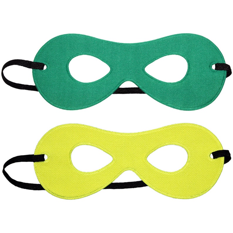 Child Kids Green Superhero Cape & Mask Costume Set Children - Etsy