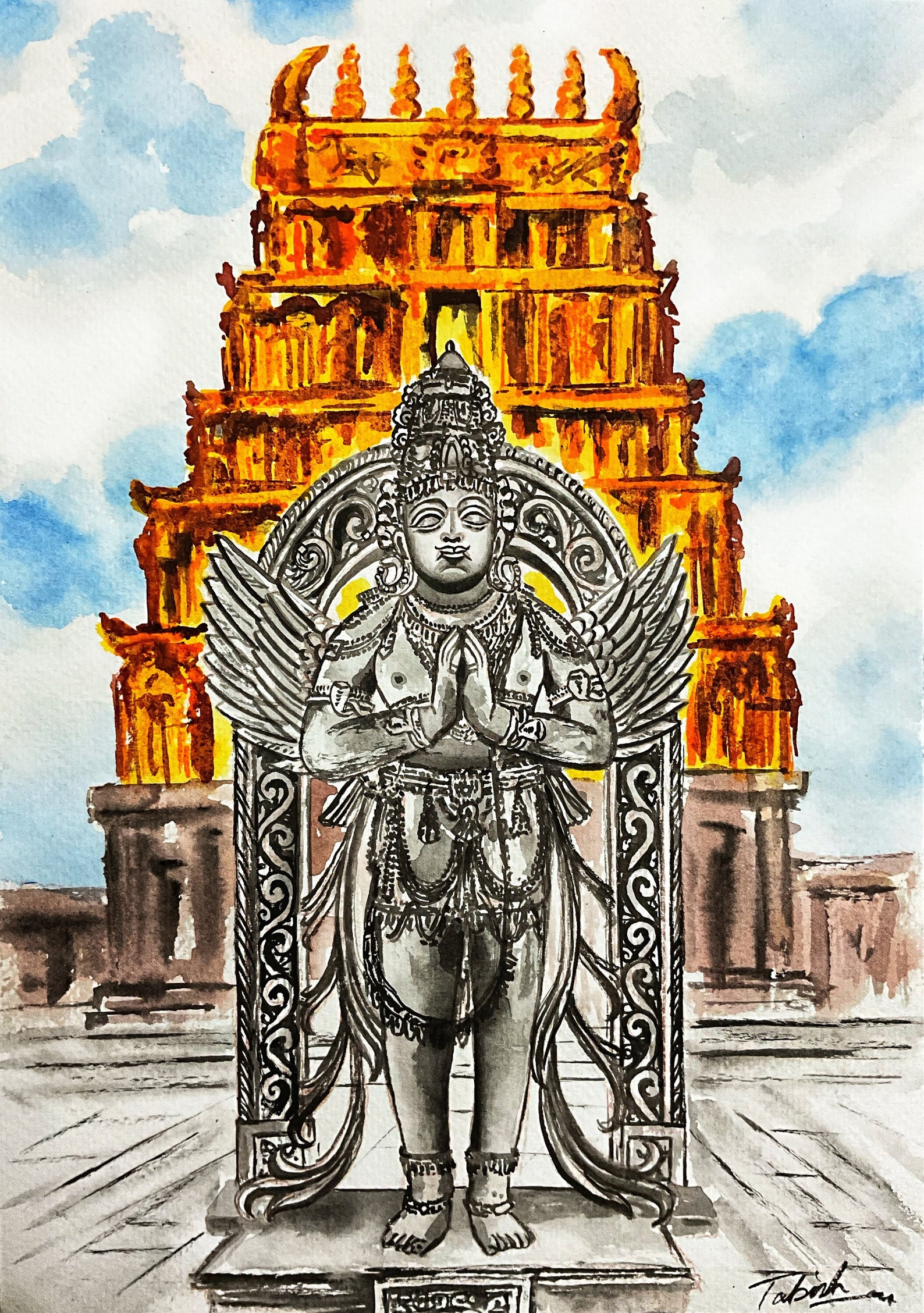 South Indian Wall Art, South Indian Paintings, Tamil Wall Decor ...