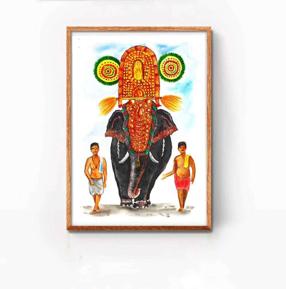 Thrissur Pooram, Kerala Art, South Indian Decor, Malayalam Decor, Onam ...