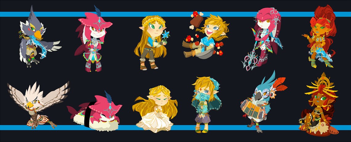 Zelda: BOTW Charms series 1 - Etsy