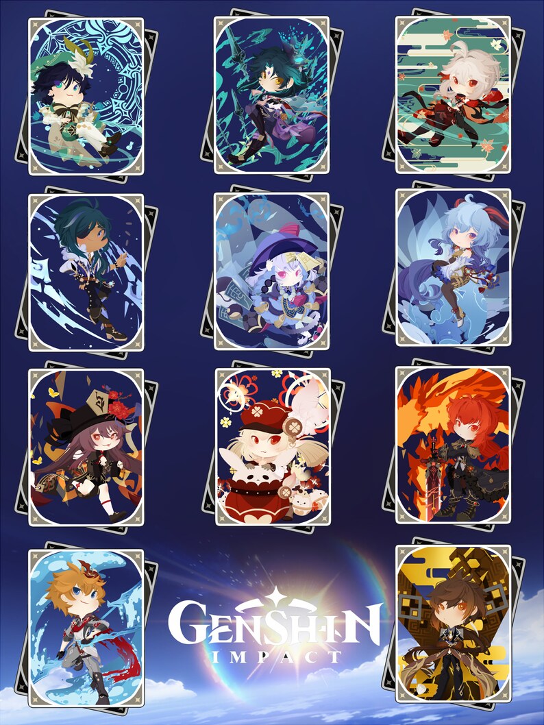 Genshin Impact Charms - Etsy