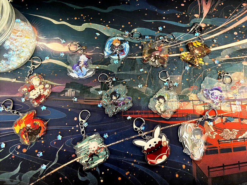 Genshin Impact Charms - Etsy