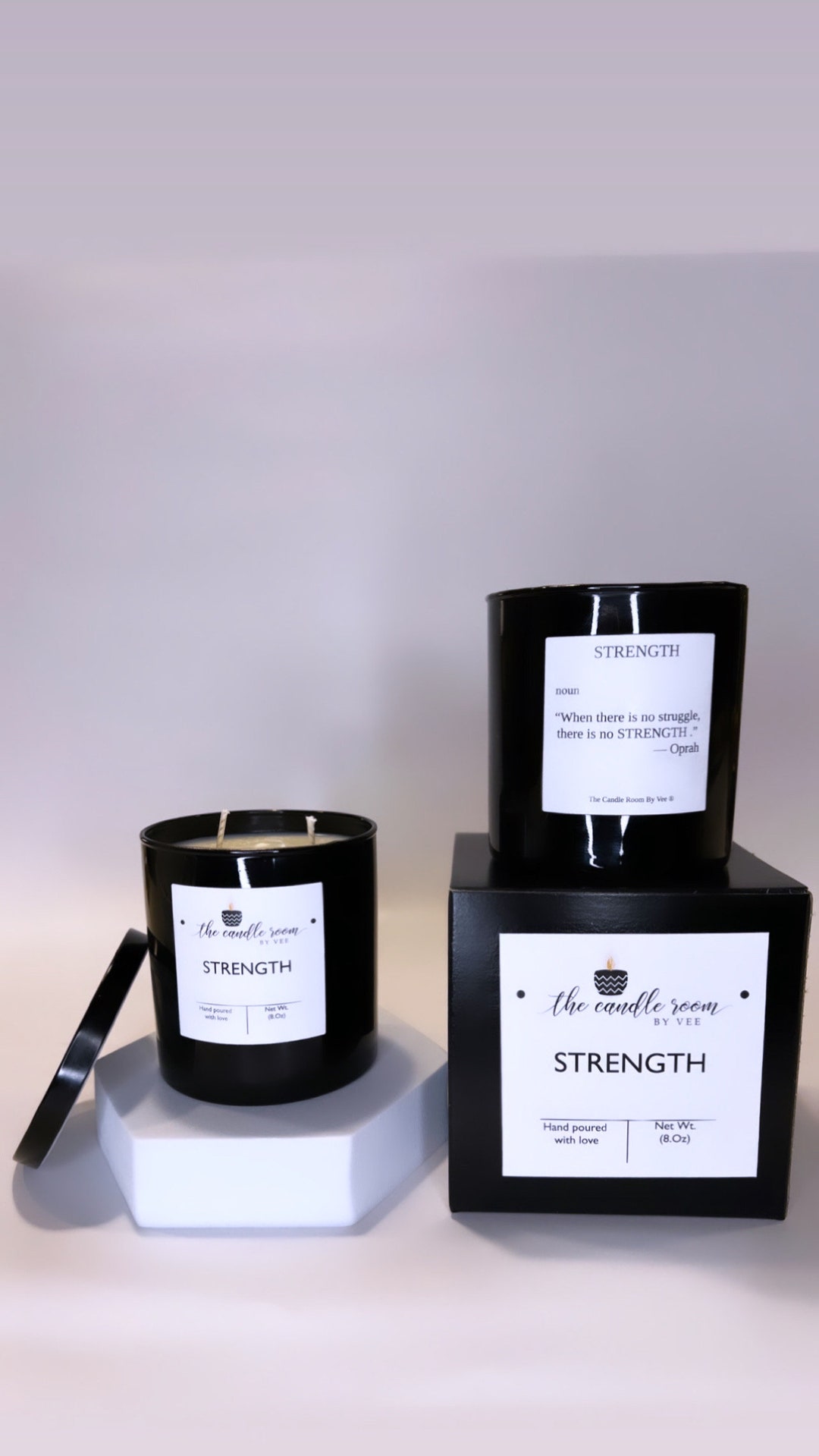 STRENGTH | Inspirational Candle | Empowerment Candle | Encouragement ...