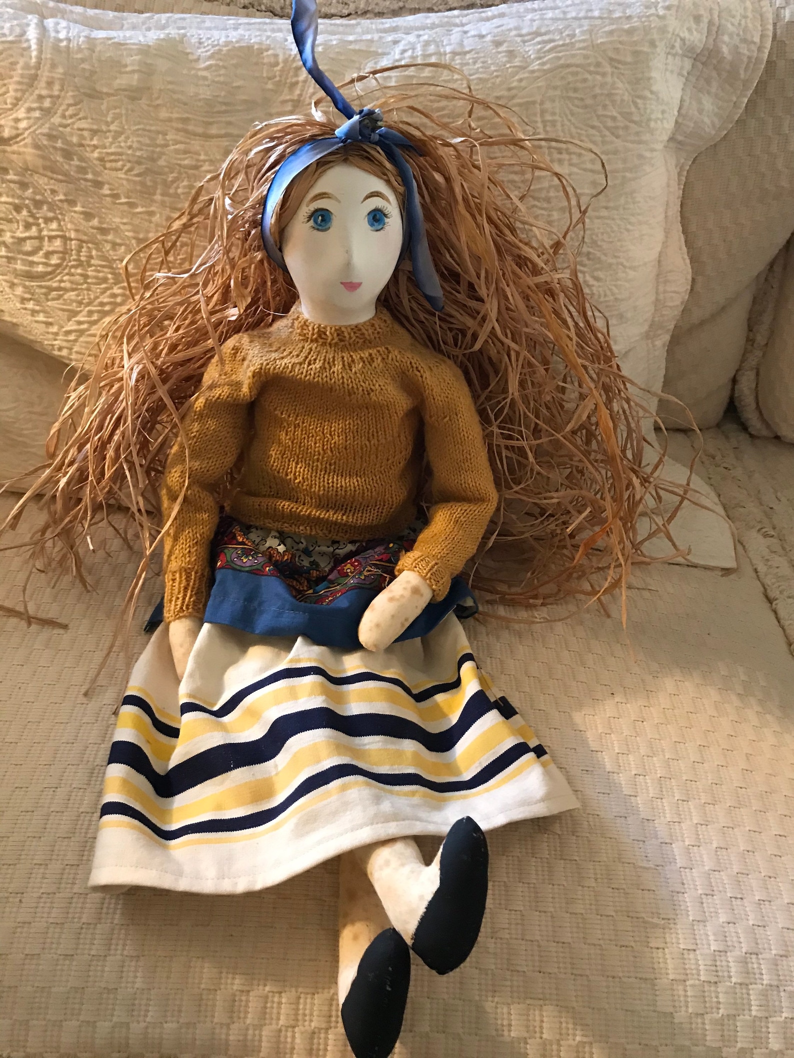 Vintage Emily Doll Straw Hair. | Etsy