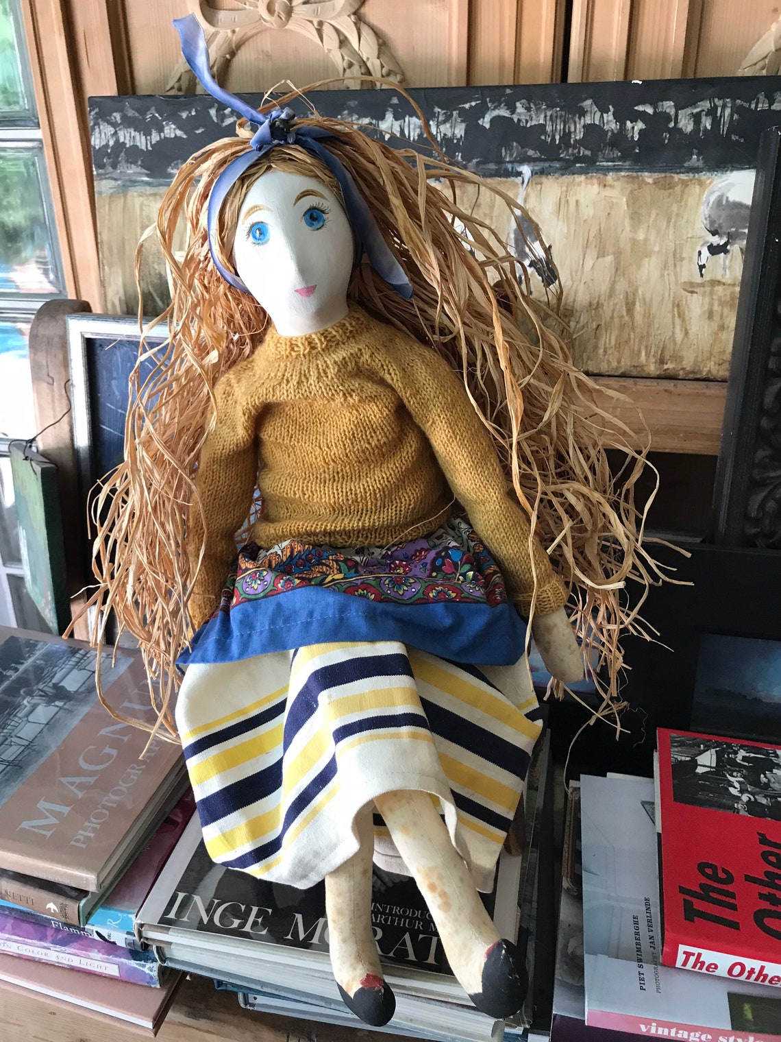 Vintage Emily Doll Straw Hair. | Etsy