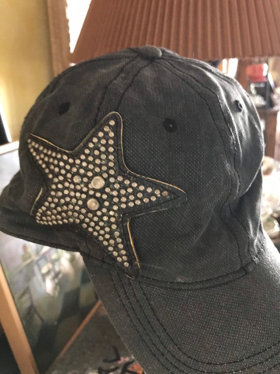 Leather Island Distressed Cap - Etsy