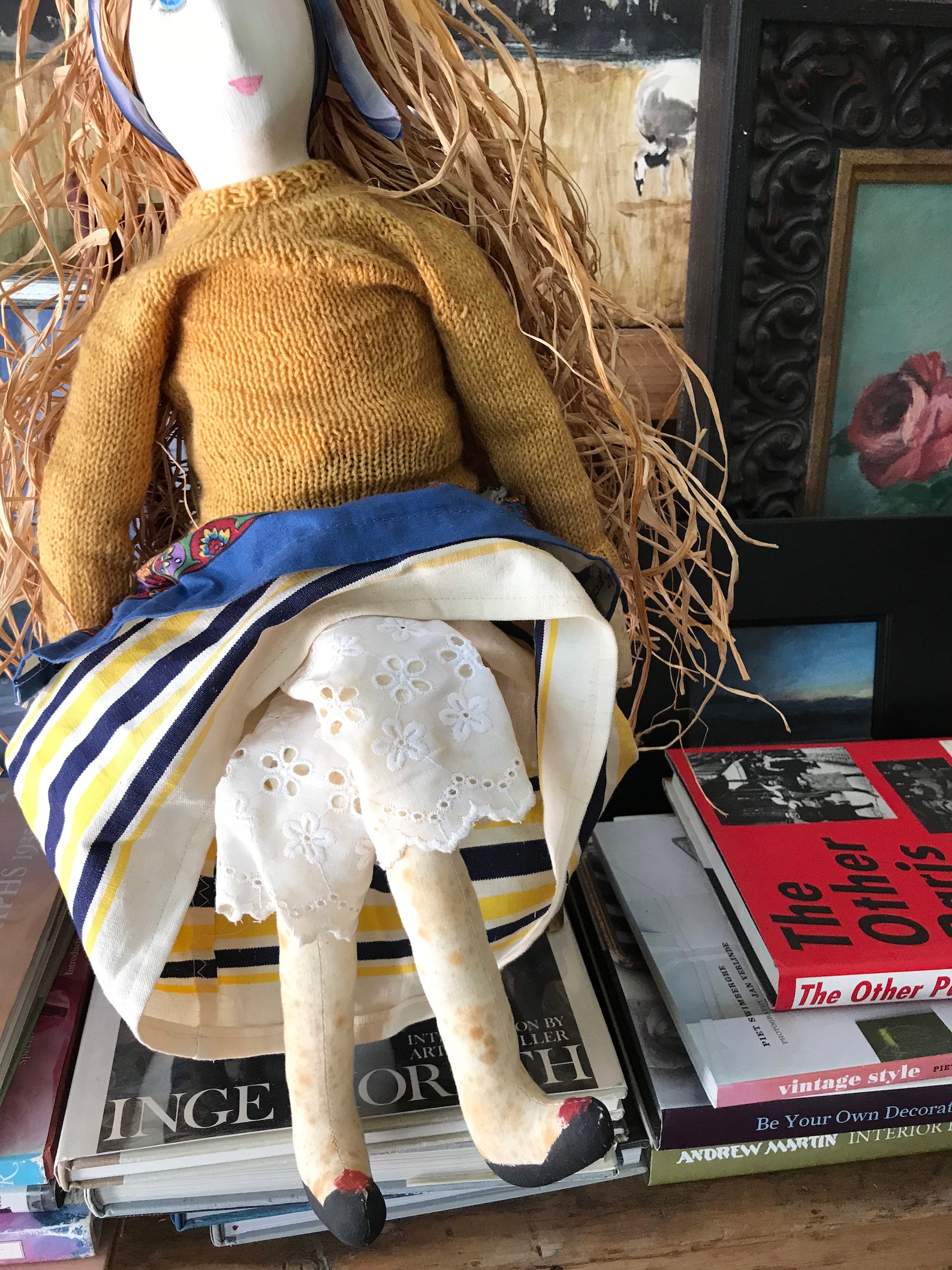 Vintage Emily Doll Straw Hair. | Etsy