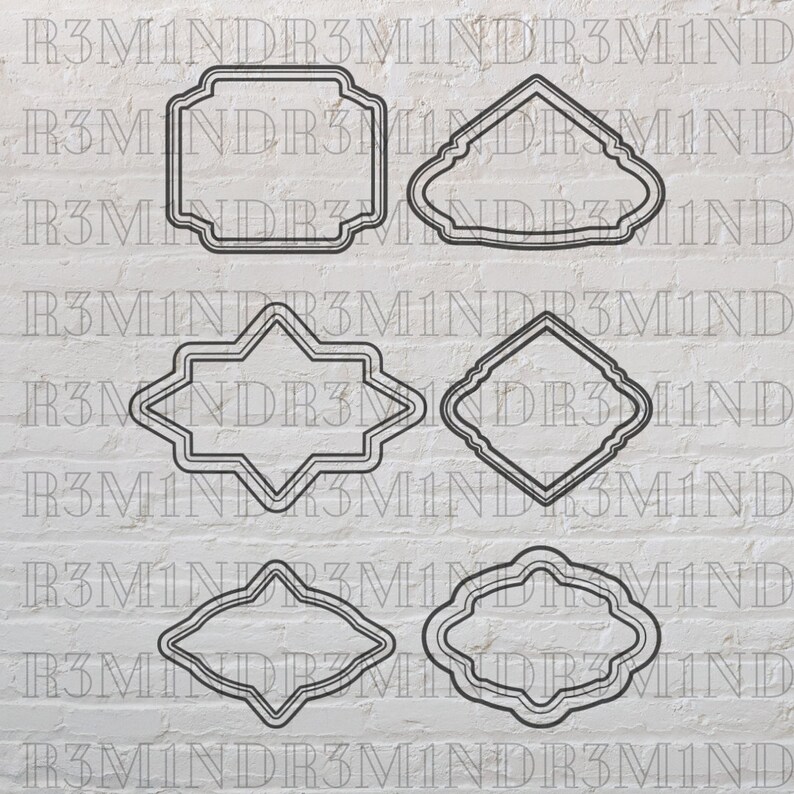 21 Simple Border Frame Clipart * for Commercial and Personal Use* SVG ...