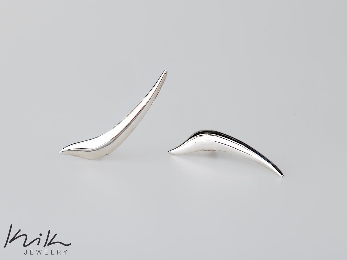 Ultra Modern THORN Studs | Contemporary KRIK Designer Jewelry | Avant ...