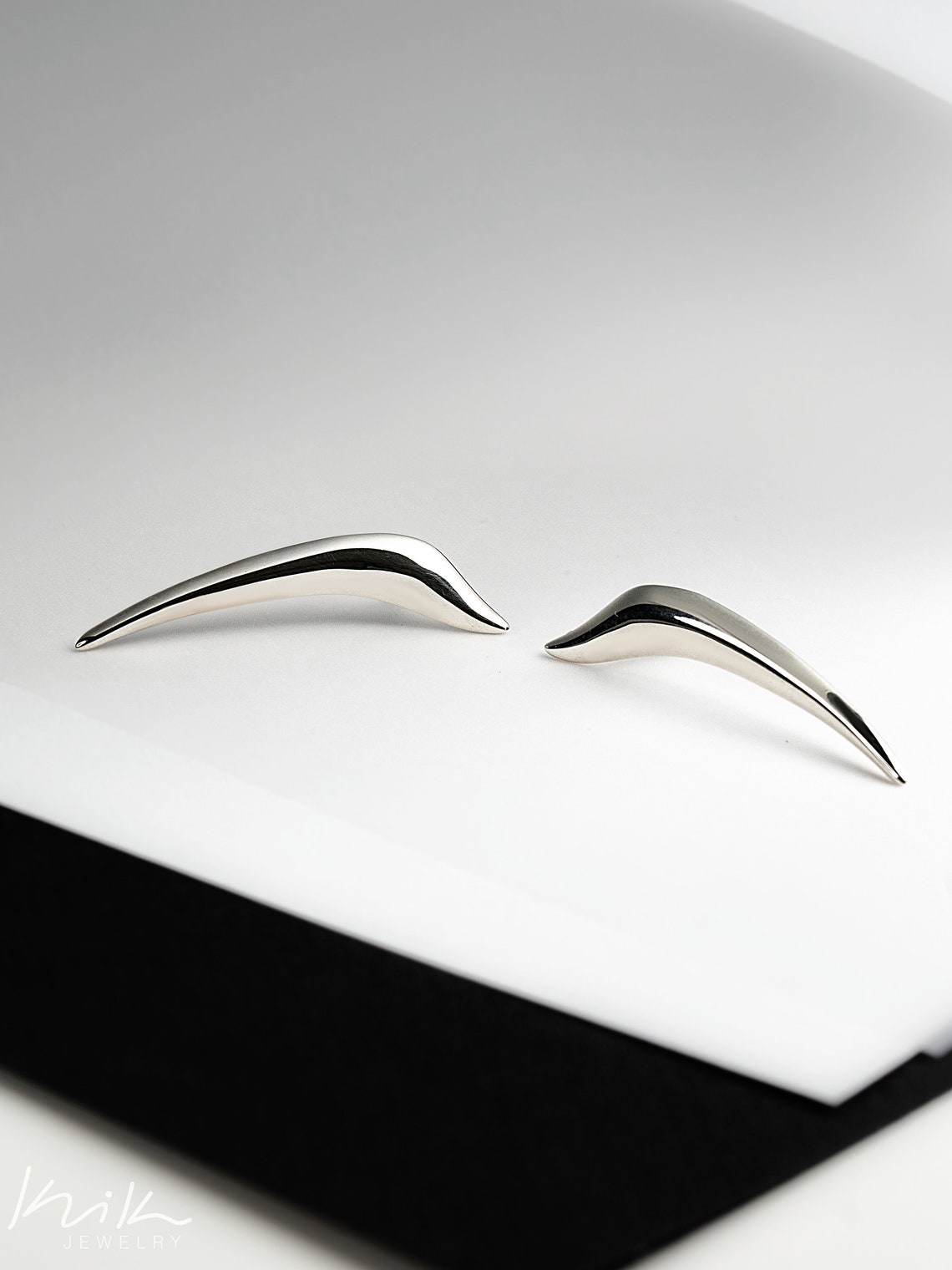 Ultra Modern THORN Studs | Contemporary KRIK Designer Jewelry | Avant ...