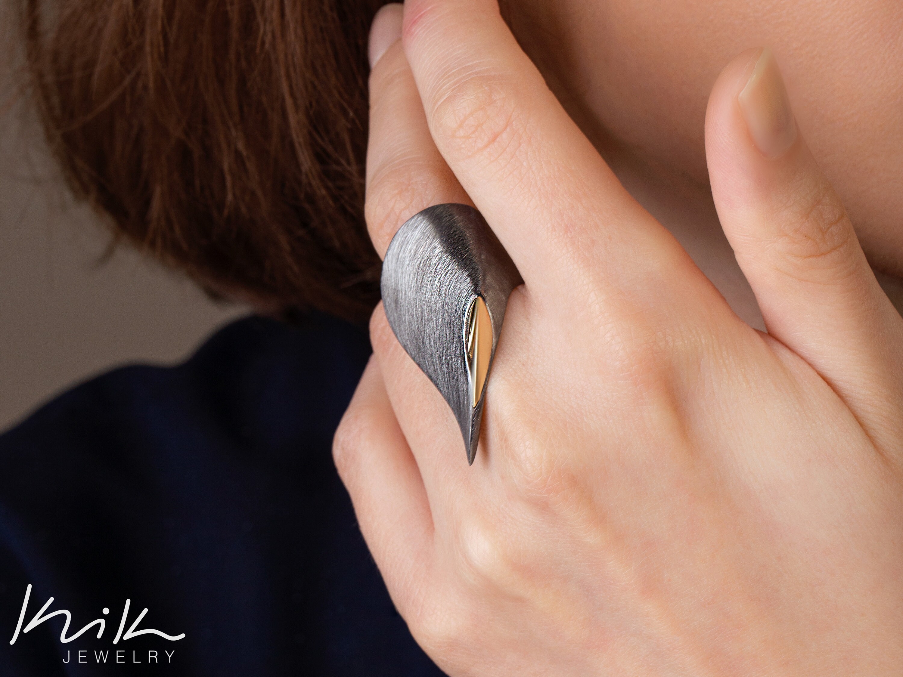 KRIK Avant Garde Ring | Contemporary Modern Architectural Jewelry ...