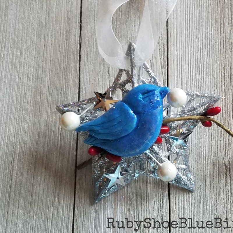Bluebird Ornaments - Etsy