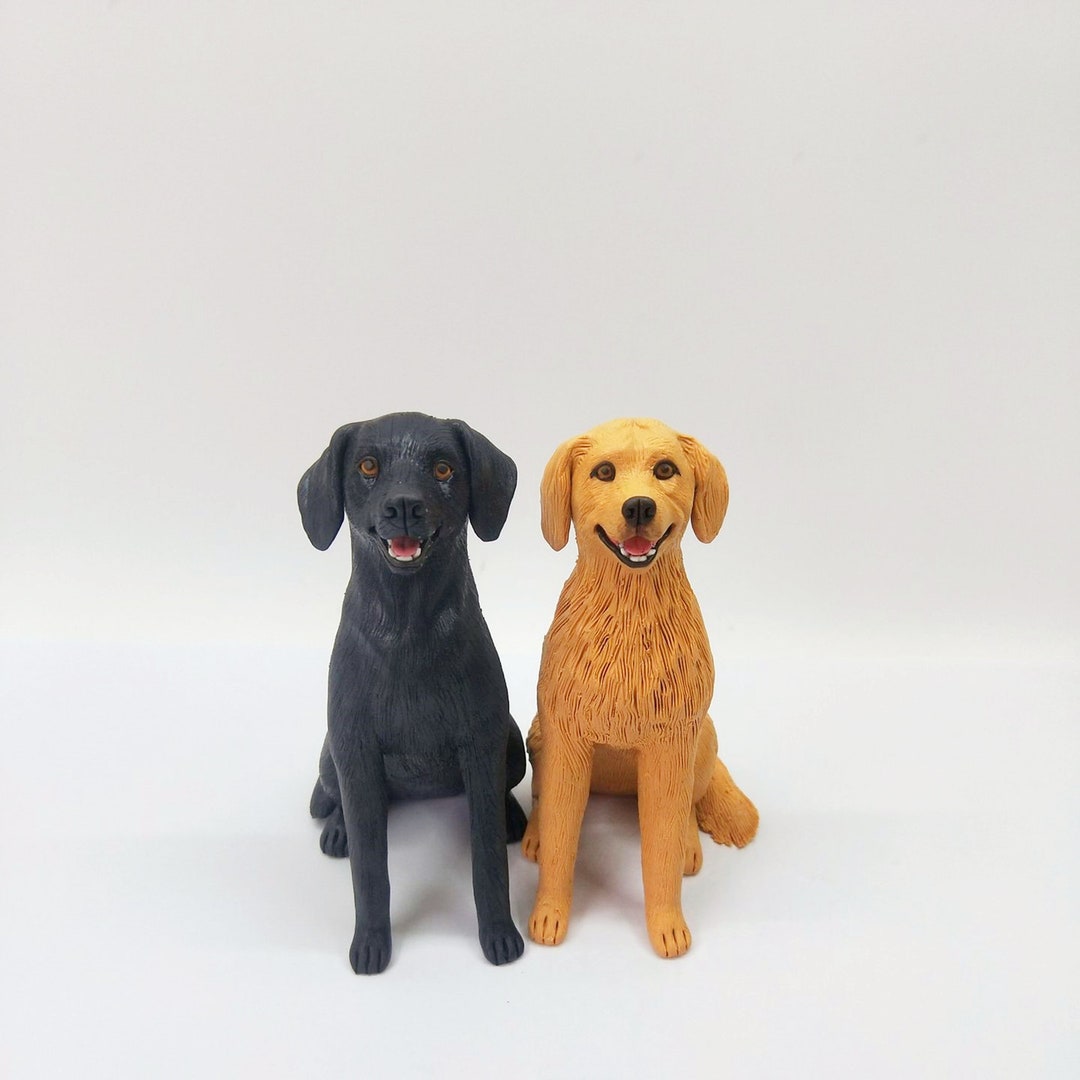 Personalized Custom Pet Dogs Statues Cake Topper Funny Pets Bobblehead ...