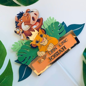 Lion King Cake Topper Printable PNG, Digital File Lion King Birthday ...