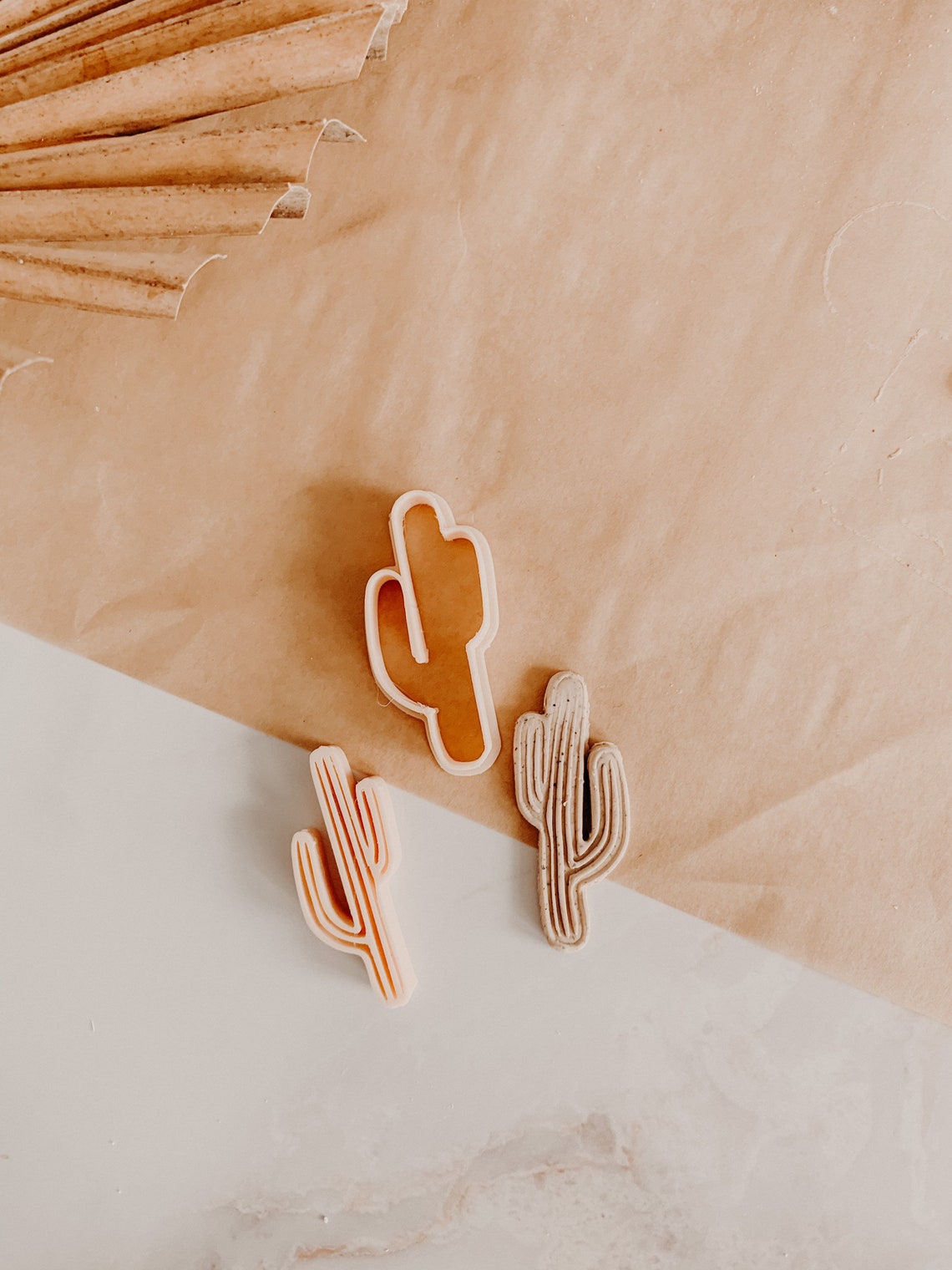 Cactus Cutter Polymer Clay Cutter Cactus Stamp Imprint - Etsy