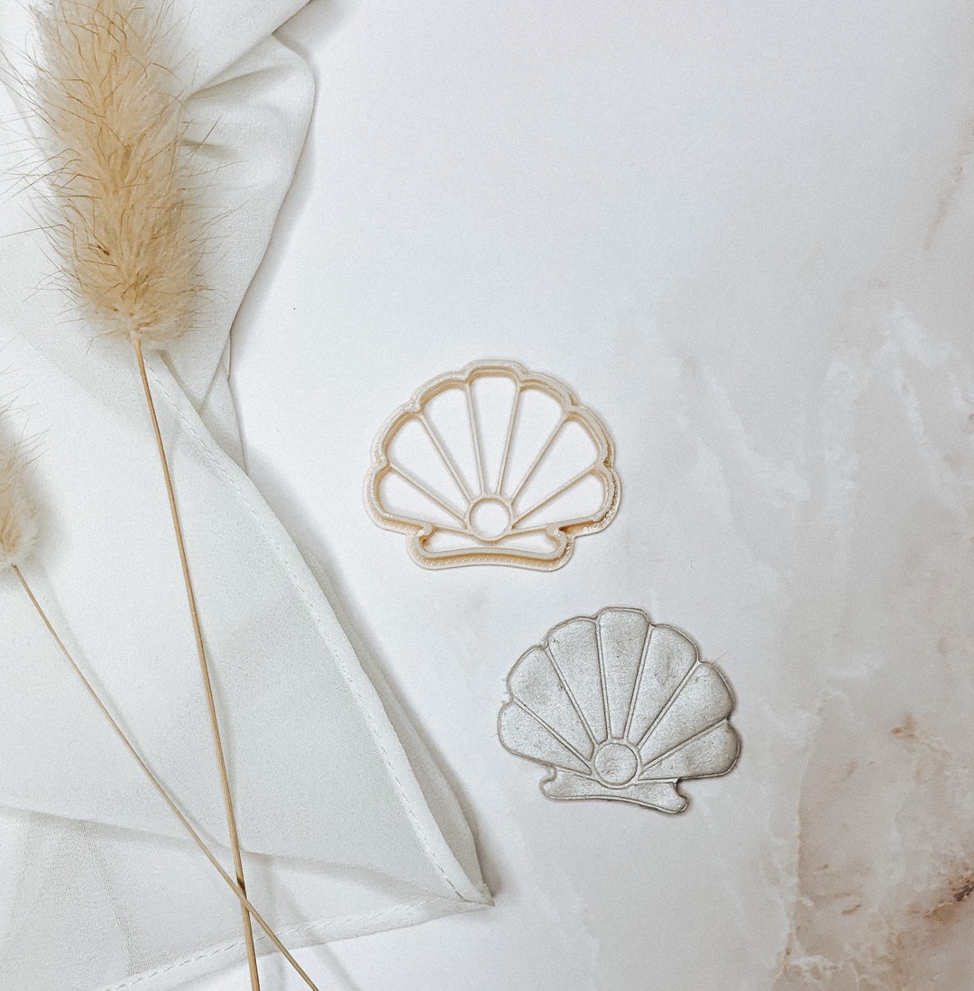 Shell Pearl Polymer Clay Cutter, Shell Polymer Cutter With Indention ...