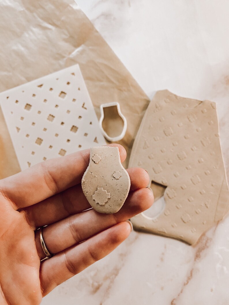 Clay Stencil Texture Sheet Aztec Stencil Paint Stencil | Etsy