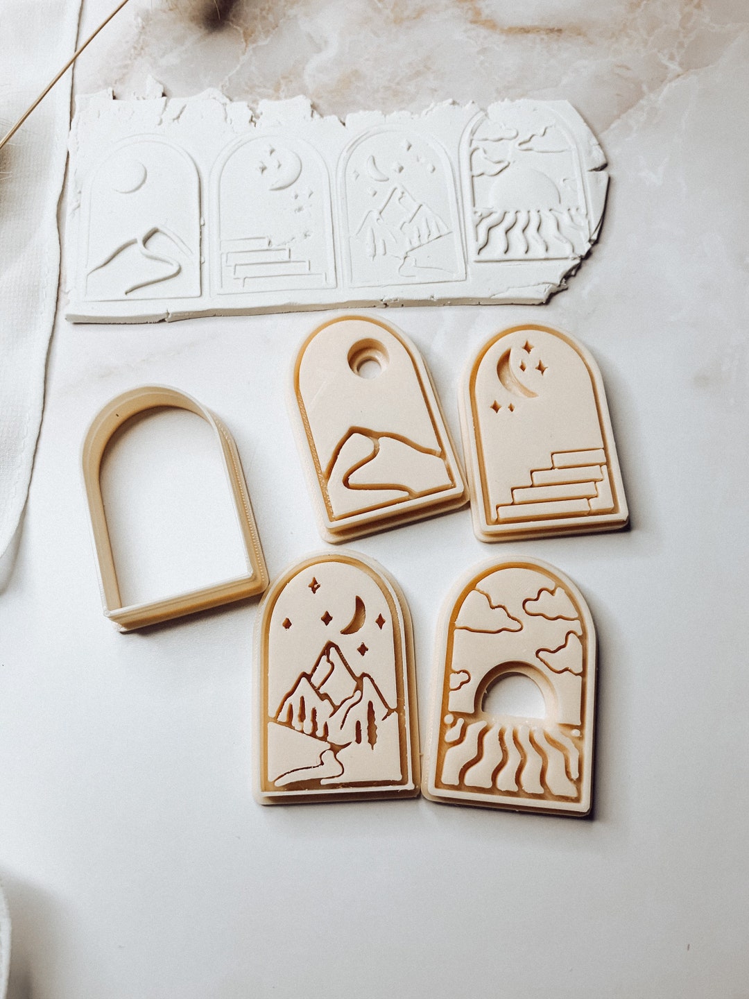 Clay Cutter Set, Polymer Clay Stamp, Clay Stamps, Clay Cutter, Unique ...