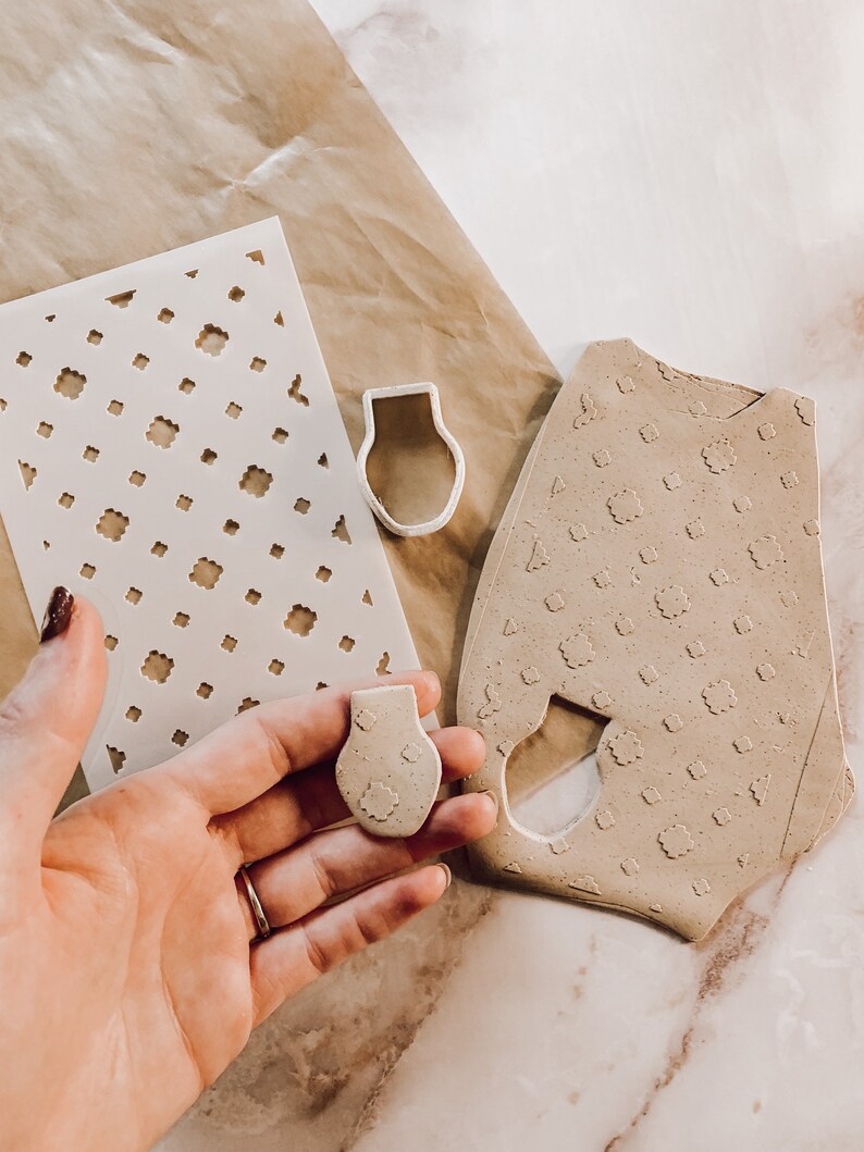 Clay Stencil Texture Sheet Aztec Stencil Paint Stencil | Etsy