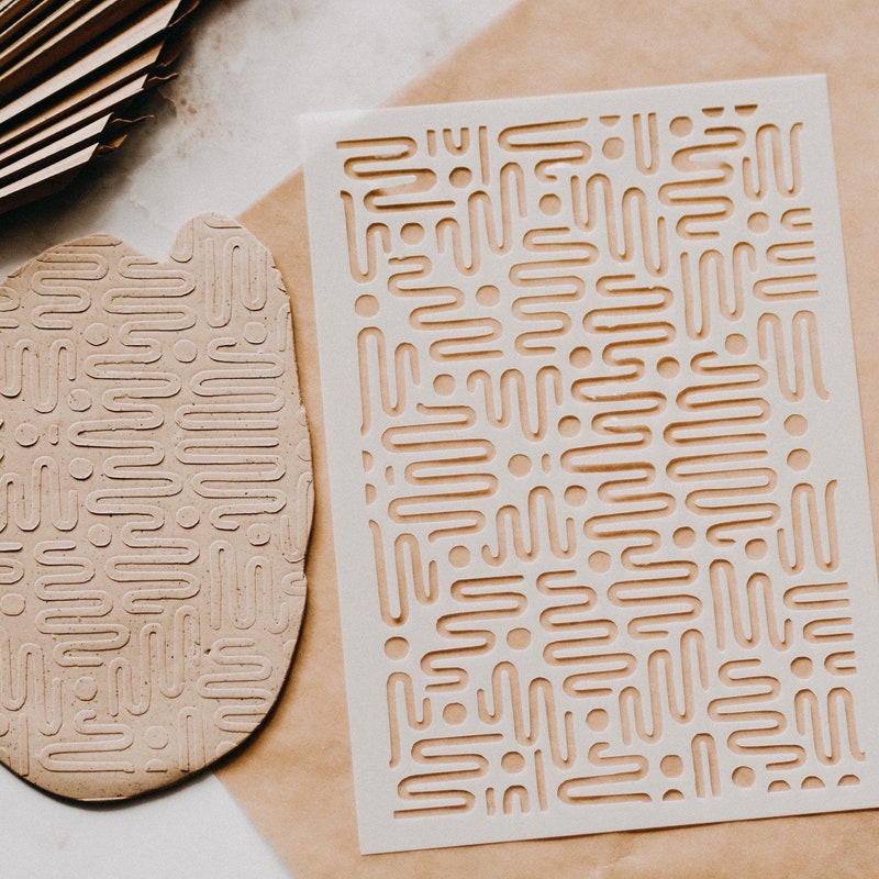 Pottery Clay Stencils - Etsy