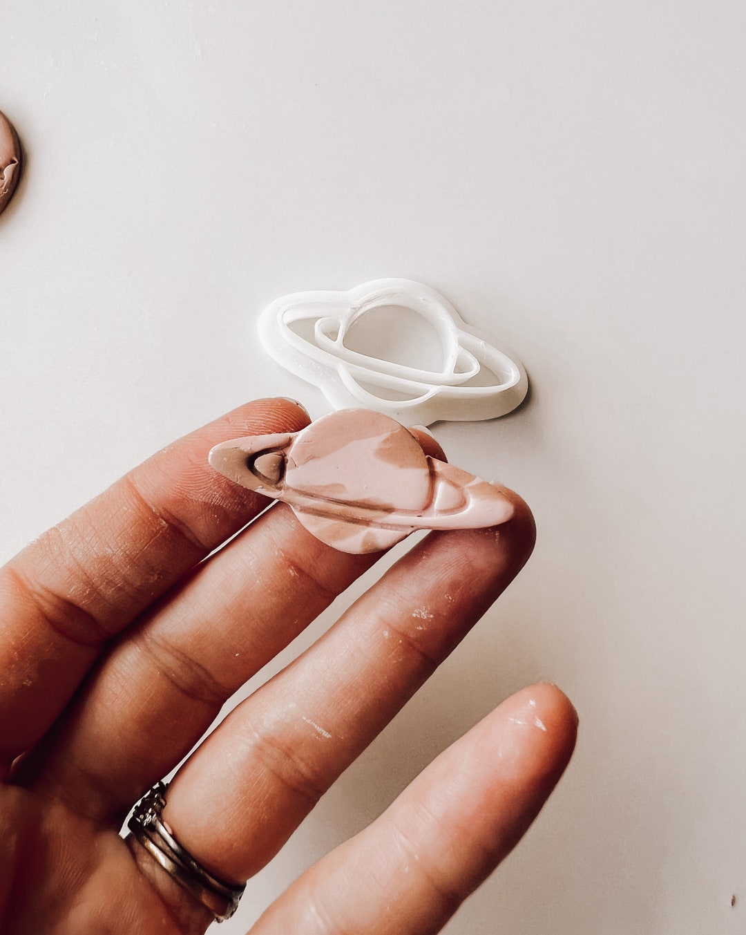 Saturn Clay Cutter, Polymer Clay Cutter, Retro Cutter, Clay Earring ...