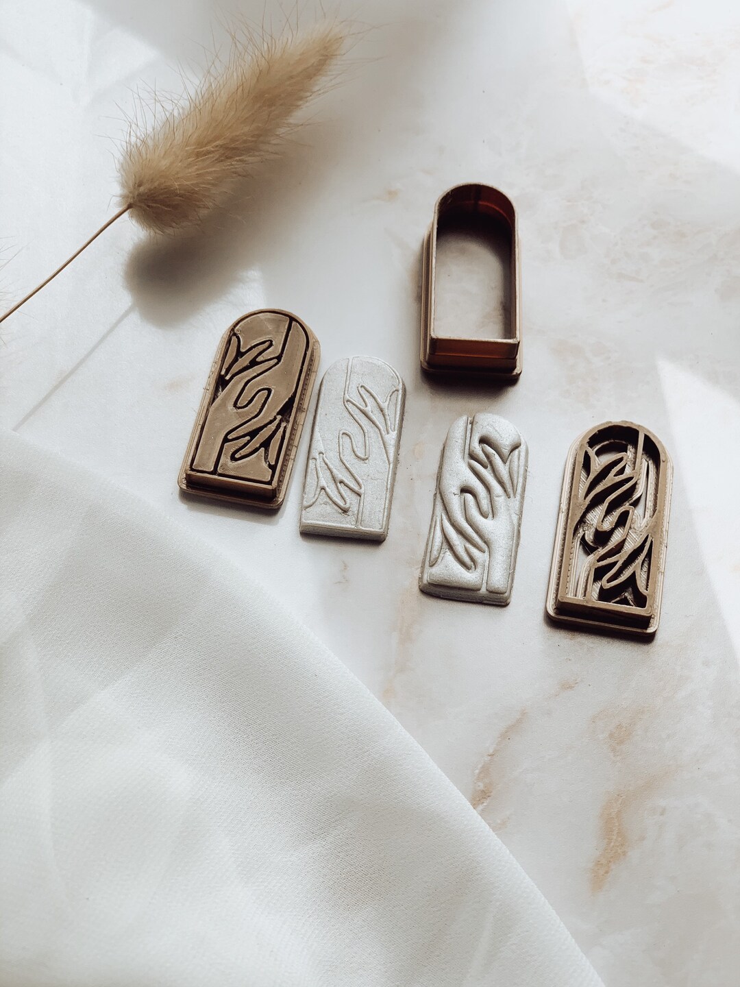 Two Hands Stamp Embosser, Polymer Clay Stamp, Clay Stamp, Clay Cutter ...