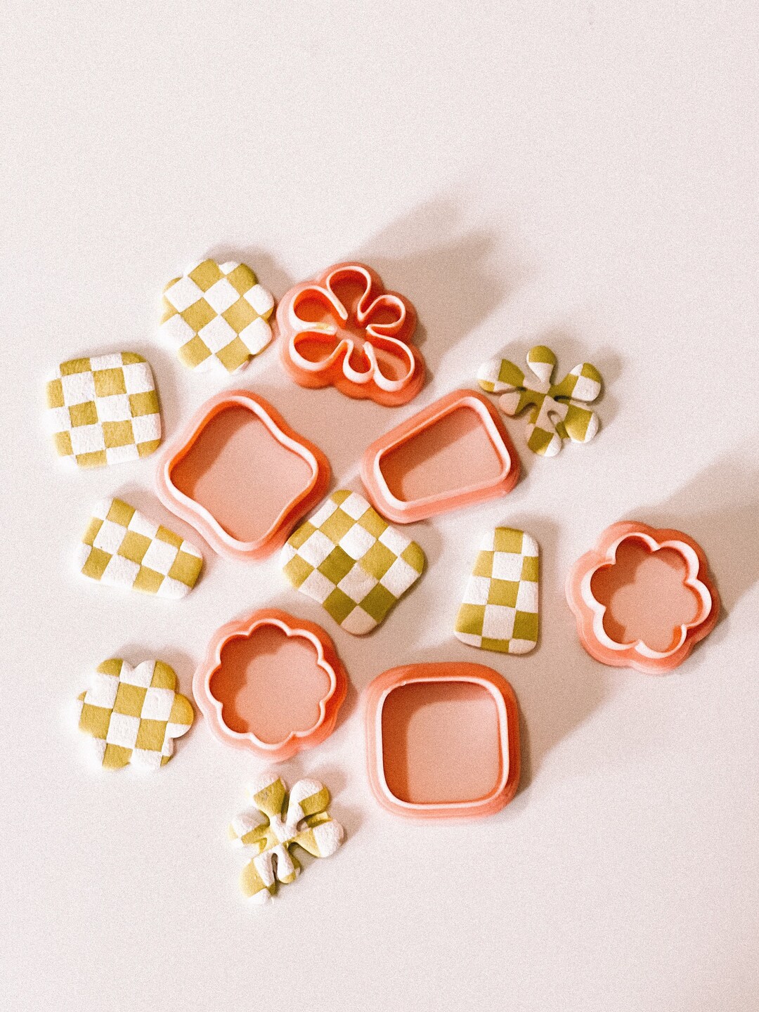 Set of 6 Clay Cutter Set, Polymer Clay Cutter Bundle, Retro Shape ...