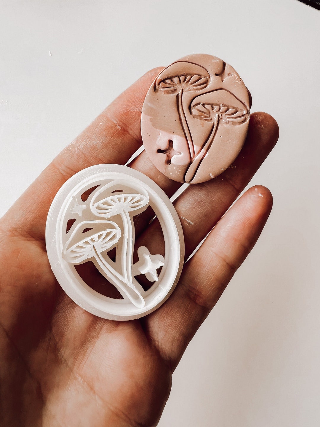 Mushroom Clay Cutter, Polymer Clay Cutter, Retro Cutter, Clay Earring ...