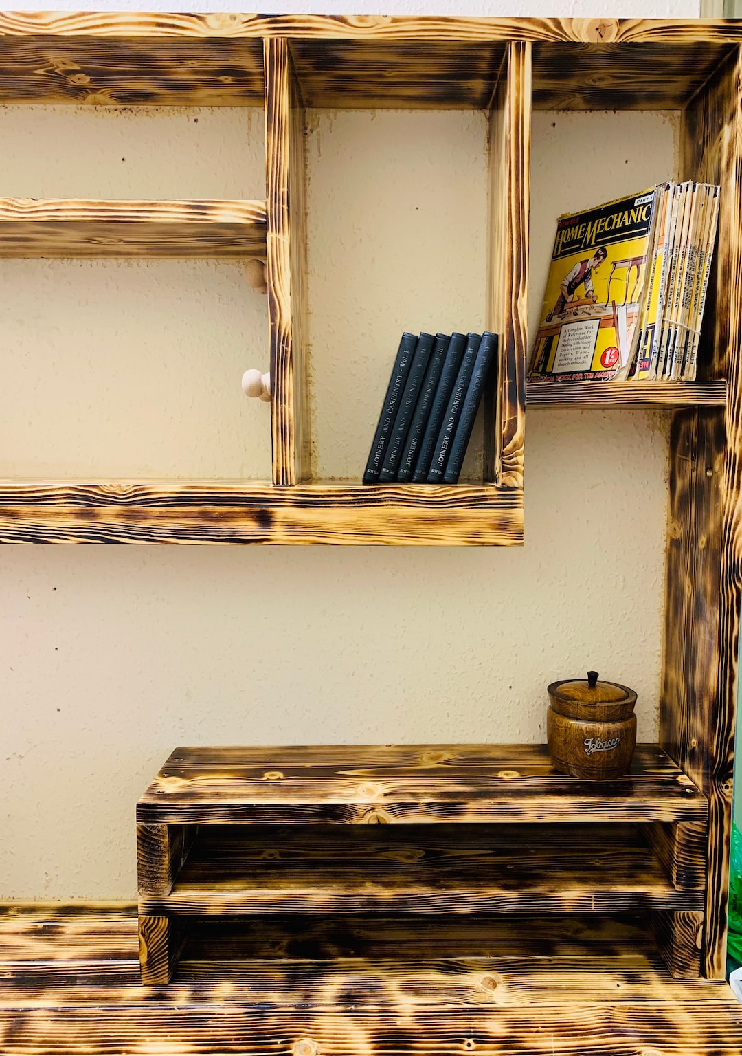 Hand Made Wooden Custom Shelving Unit, Shelves, Organiser - Etsy