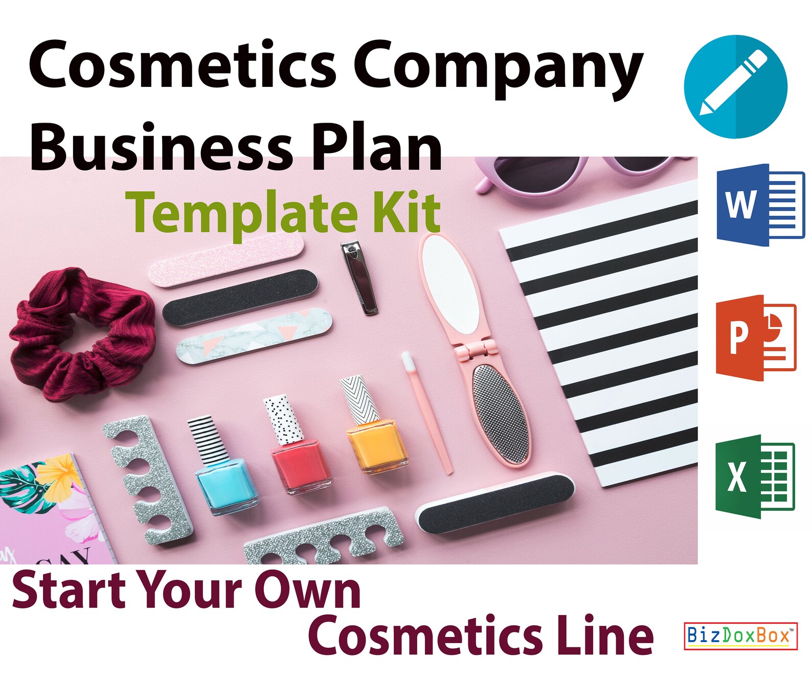 Cosmetics Company Business Plan and Operating Document Kit - Etsy