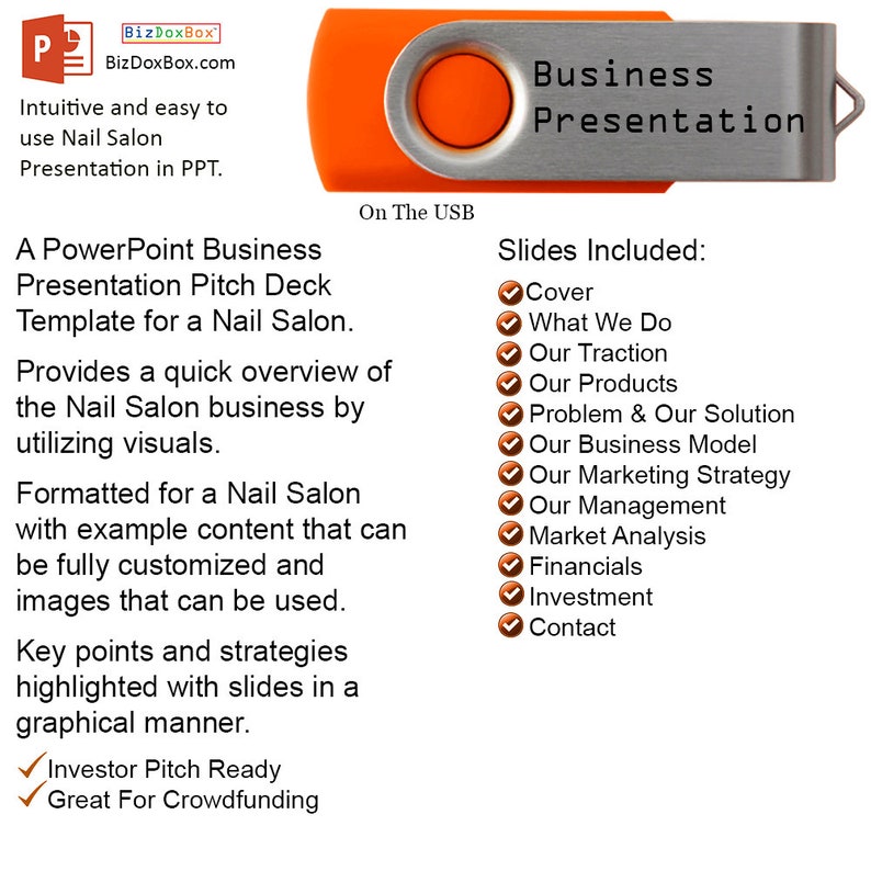 Nail Salon Business Plan Template Package Etsy