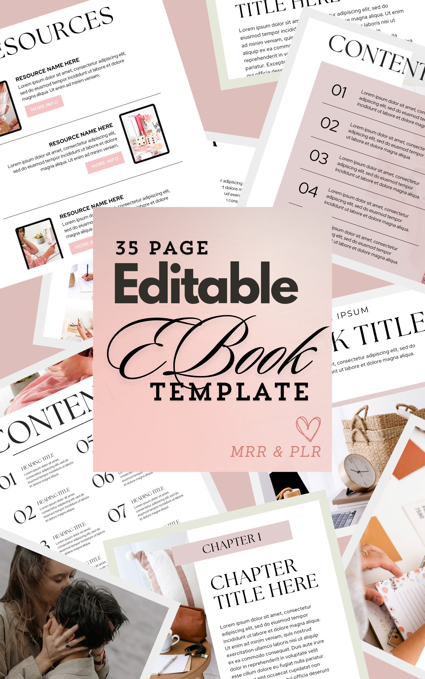 Editable E-book Template - Etsy