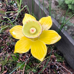Daffodil (1 Pc), Porcelain Daffodil, Porcelain Flowers Handmade ...