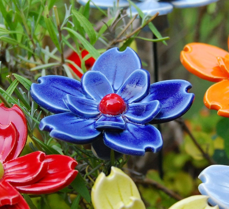 Porcelain Flower (1 Pc), Ceramic Flower, Handmade Flowers, Garden ...