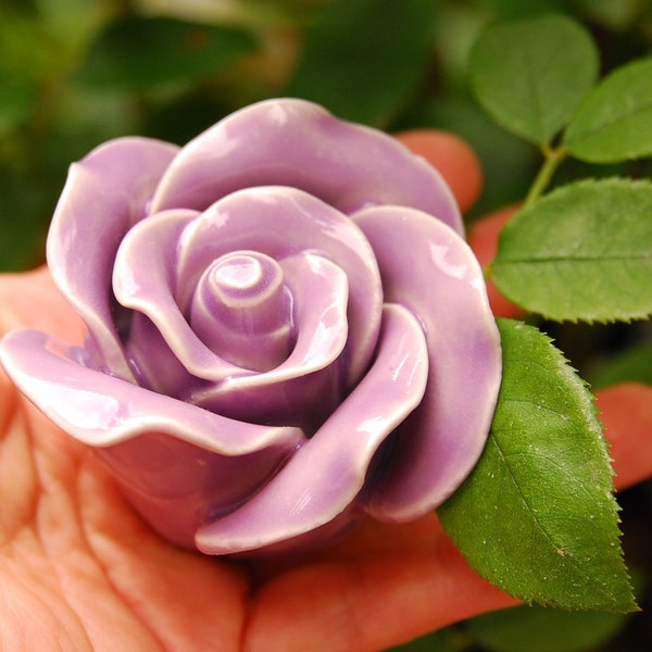 Ceramic Rose - Etsy