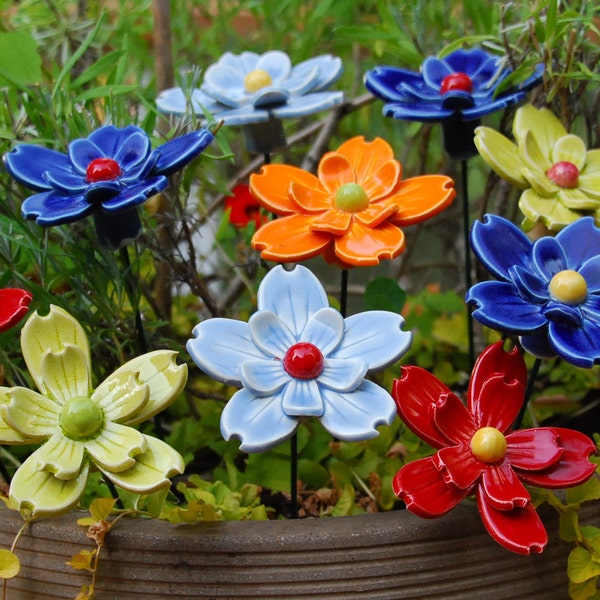 Ceramic Flowers - Etsy