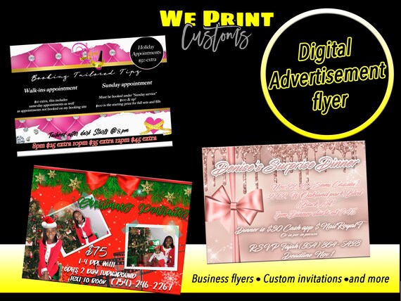 Digital Flyer - Etsy