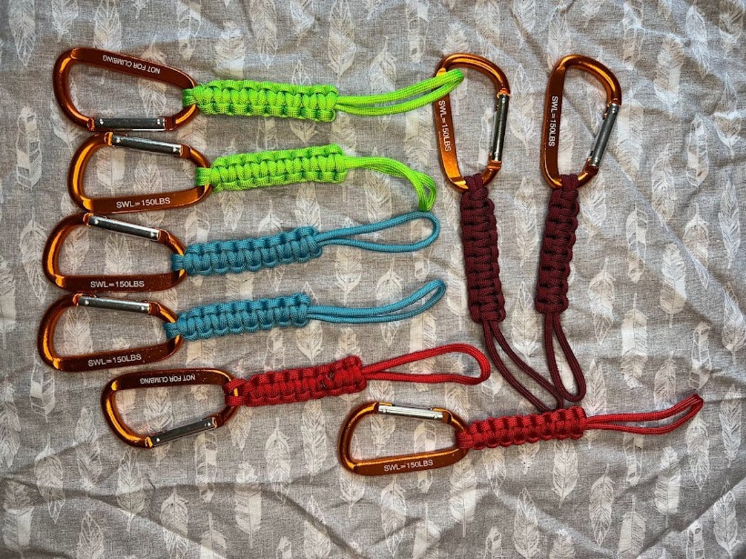 Set of 2 Paracord Car Headrest Bag Hooks – Heavy-duty, Handcrafted ...