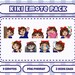 Studio Ghibli Kiki Emote Pack 9 Hand-drawn Twitch/discord Emotes 3 ...