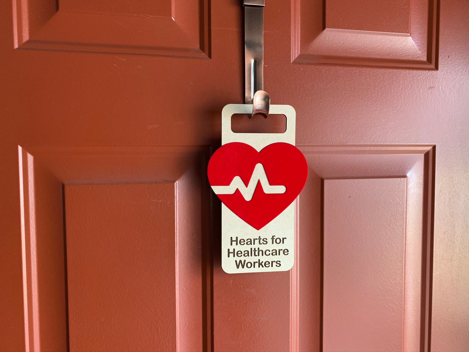 Hearts for Healthcare Workers Door Hanger, Hearts for Healthcare ...