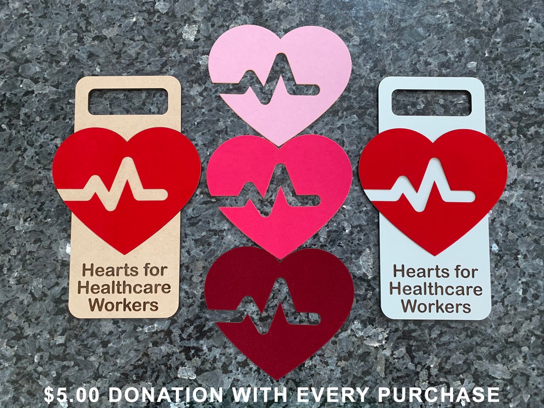 Hearts for Healthcare Workers Door Hanger, Hearts for Healthcare ...