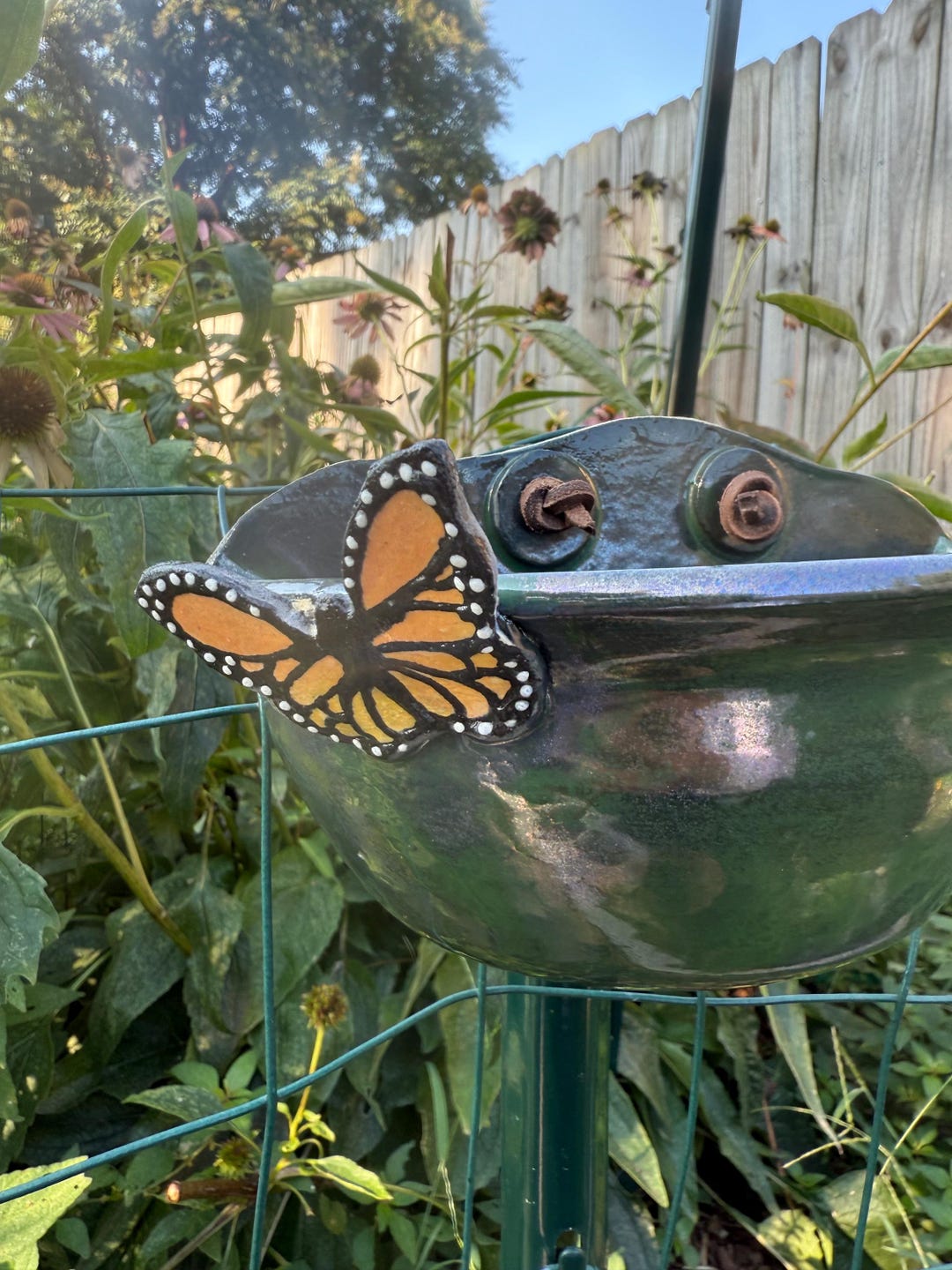 Half Hanging PLANTER - Monarch Butterfly - Etsy