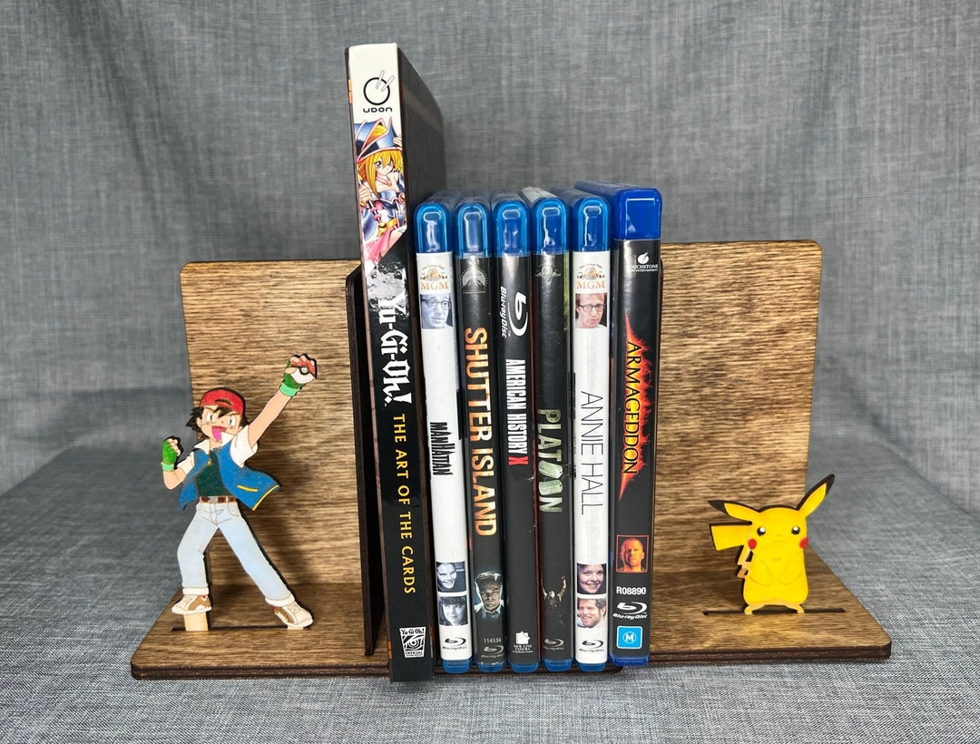 Pokemon Bookends Pikachu, Ash, Charmander, Etc. Gift for Pokemon Fans ...