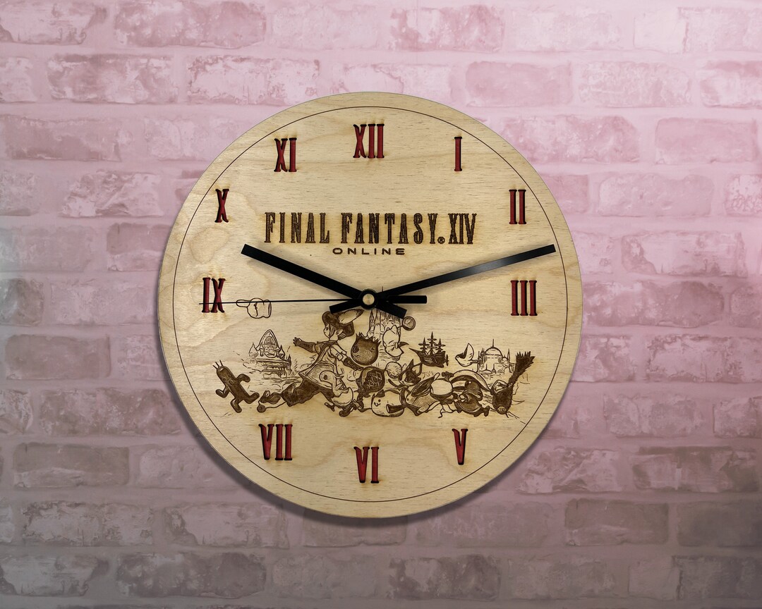 FFXIV Wall Art Clock Credit Card Art FF14 Gift or Decor for Final ...