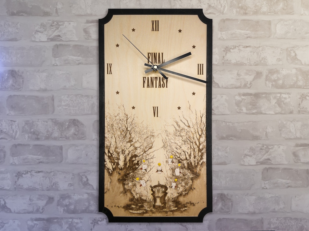 FFXIV Moogle Clock Eorzean Symphony FF14 Wall Art Decor or Gift for ...