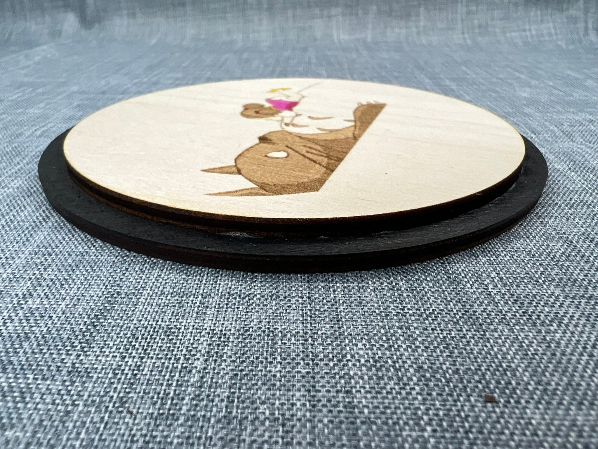 Studio Ghibli Coasters Set of Four Nausicaa Kiki Totoro - Etsy
