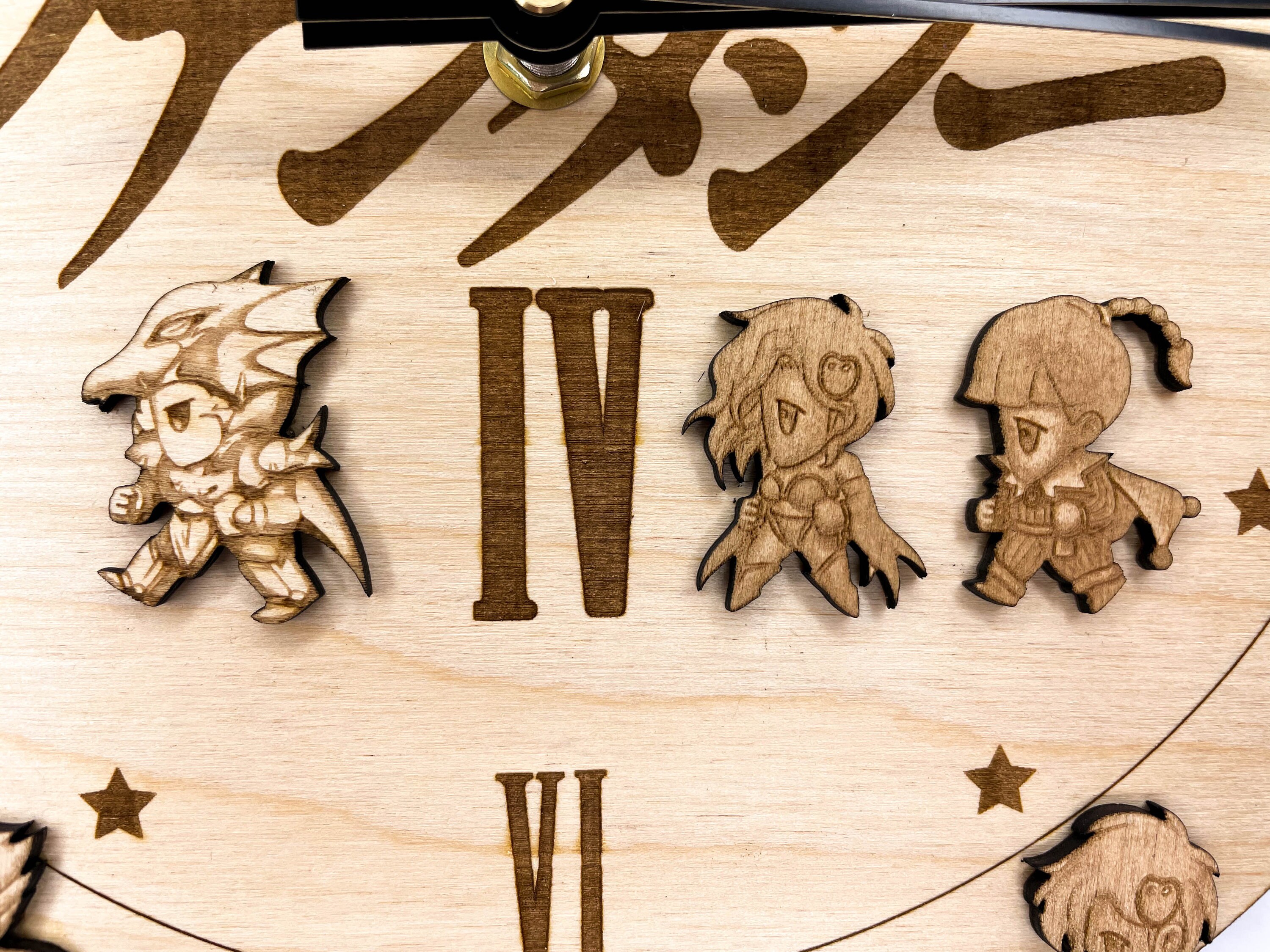 FF4 Clock Cecil Kain Rosa & More Final Fantasy IV Gamer | Etsy