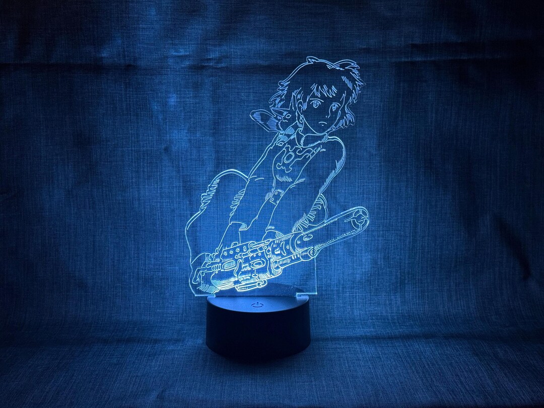 Studio Ghibli Table LED Lamp Multicolor Nausicaa Gift for Studio Ghibli ...