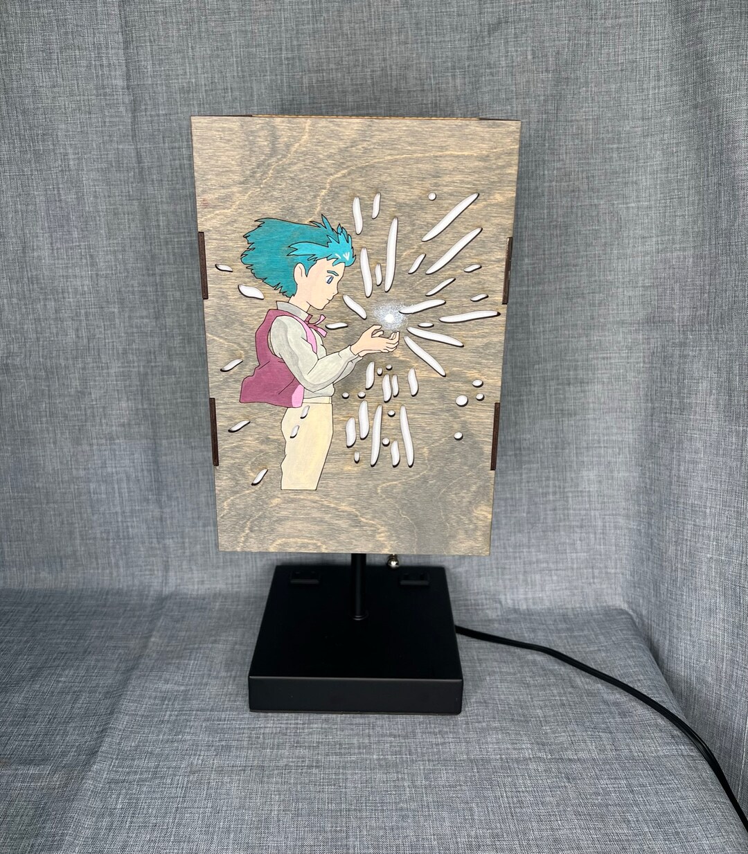 Studio Ghibli Howl LED Touch Table Lamp Howls Moving Castle - Etsy