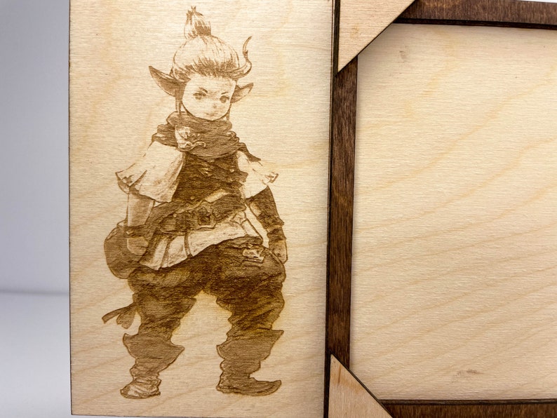 FFXIV Lalafell Picture Frame FF14 Decor or Gift for Final - Etsy